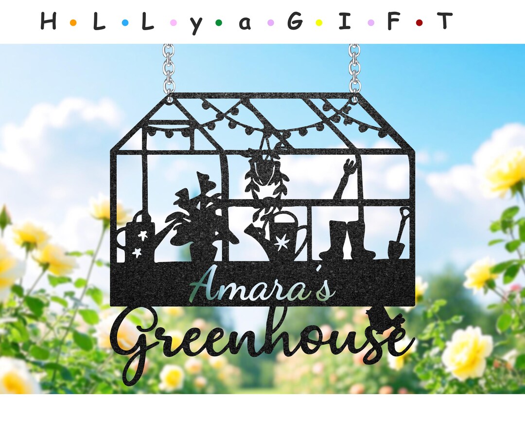 Custom Greenhouse Sign, Greenhouse Gifts, Greenhouse Decor, Gardening ...