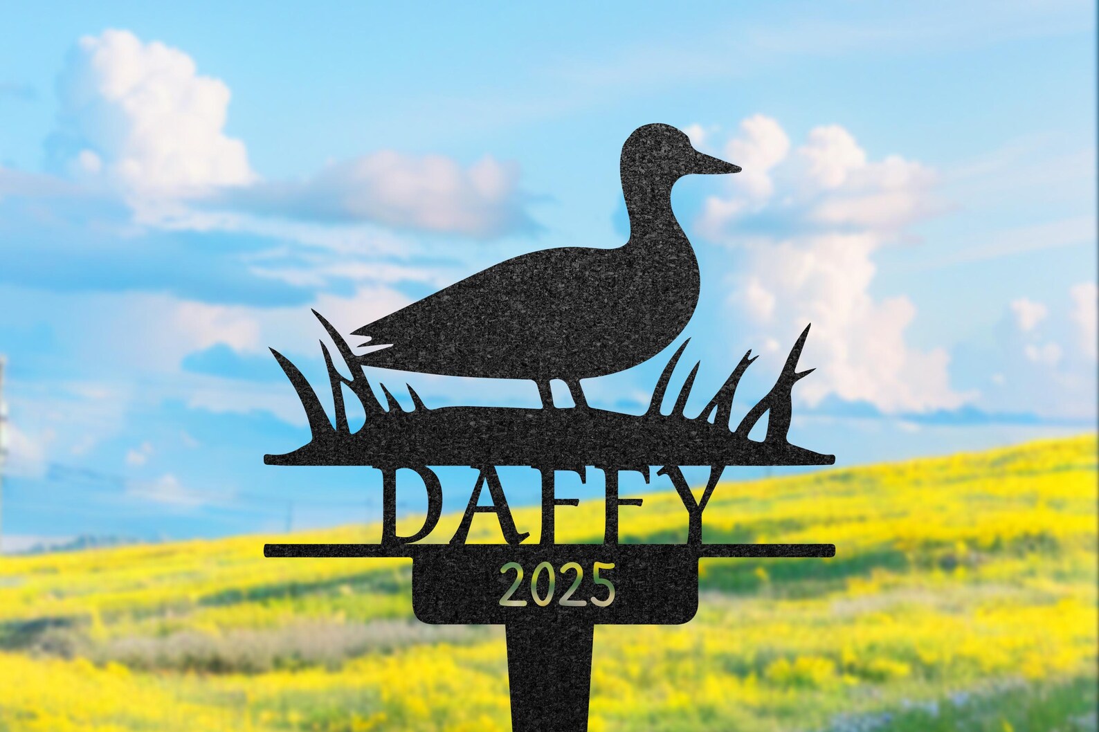 Personalized Duck Grave Marker, Custom Duck Coop Sign, Duck Hutch Sign ...
