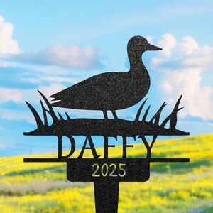 Personalized Duck Grave Marker, Custom Duck Coop Sign, Duck Hutch Sign ...