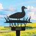 Personalized Duck Grave Marker, Custom Farmhouse Coop Sign, Pet ...