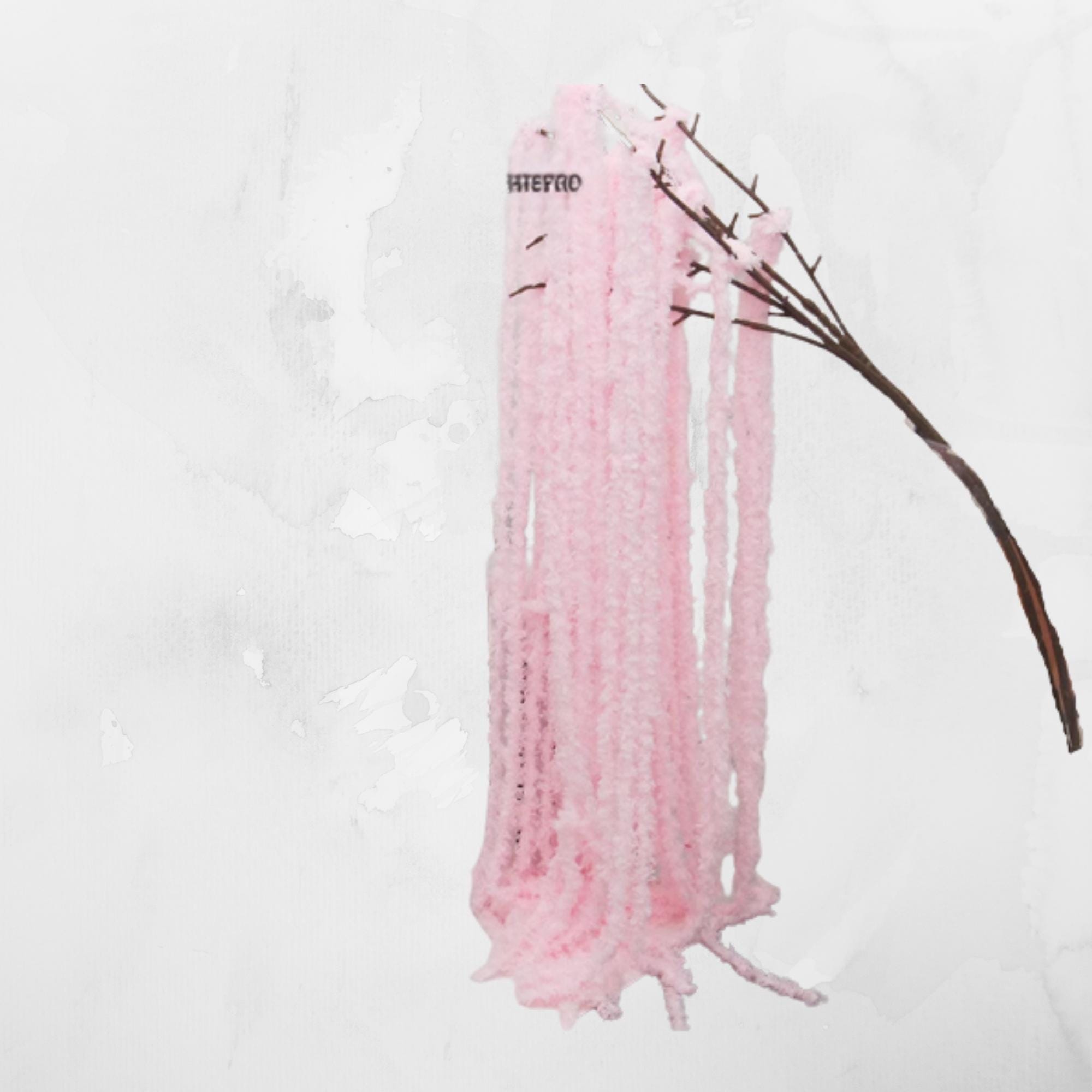 51.1 in Faux Hanging Rice, Draping Lines, Floral Wedding, Wool ...