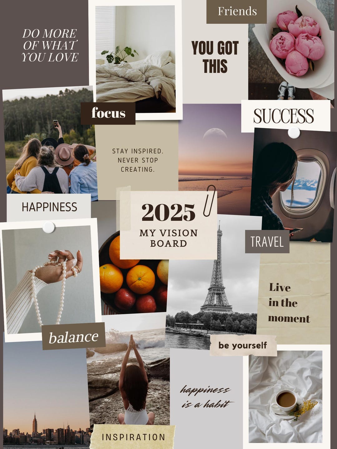 Canva Vision Board Kit – Inspiring Wall Art for Manifestation ...