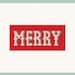 Merry Needlepoint Pattern| 13 Mesh Pattern Chart | Digital Needlepoint ...