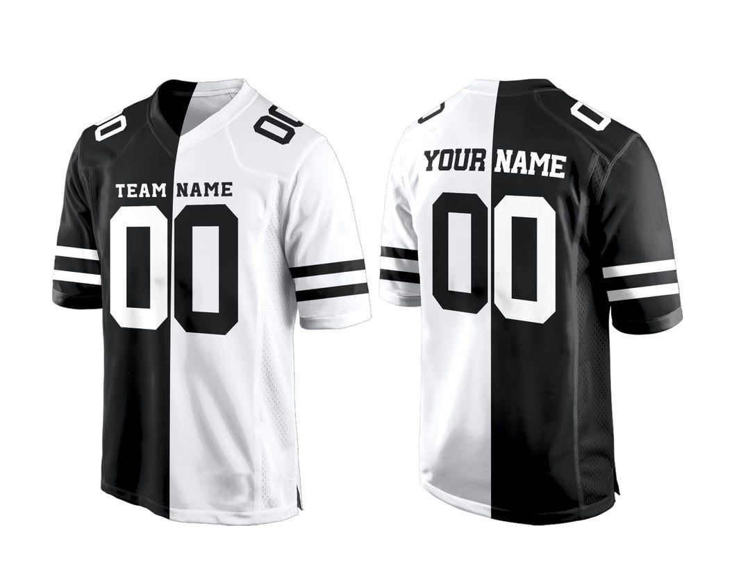 Custom Split Football Jersey, Custom Team House Divided Jersey for Any ...