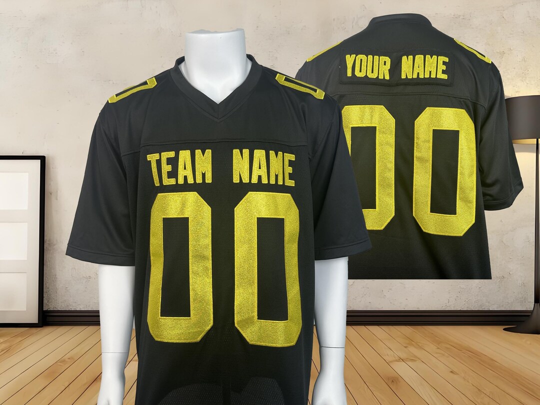 Custom Embroidered Football Jersey, Personalized Glitter Jerseys ...