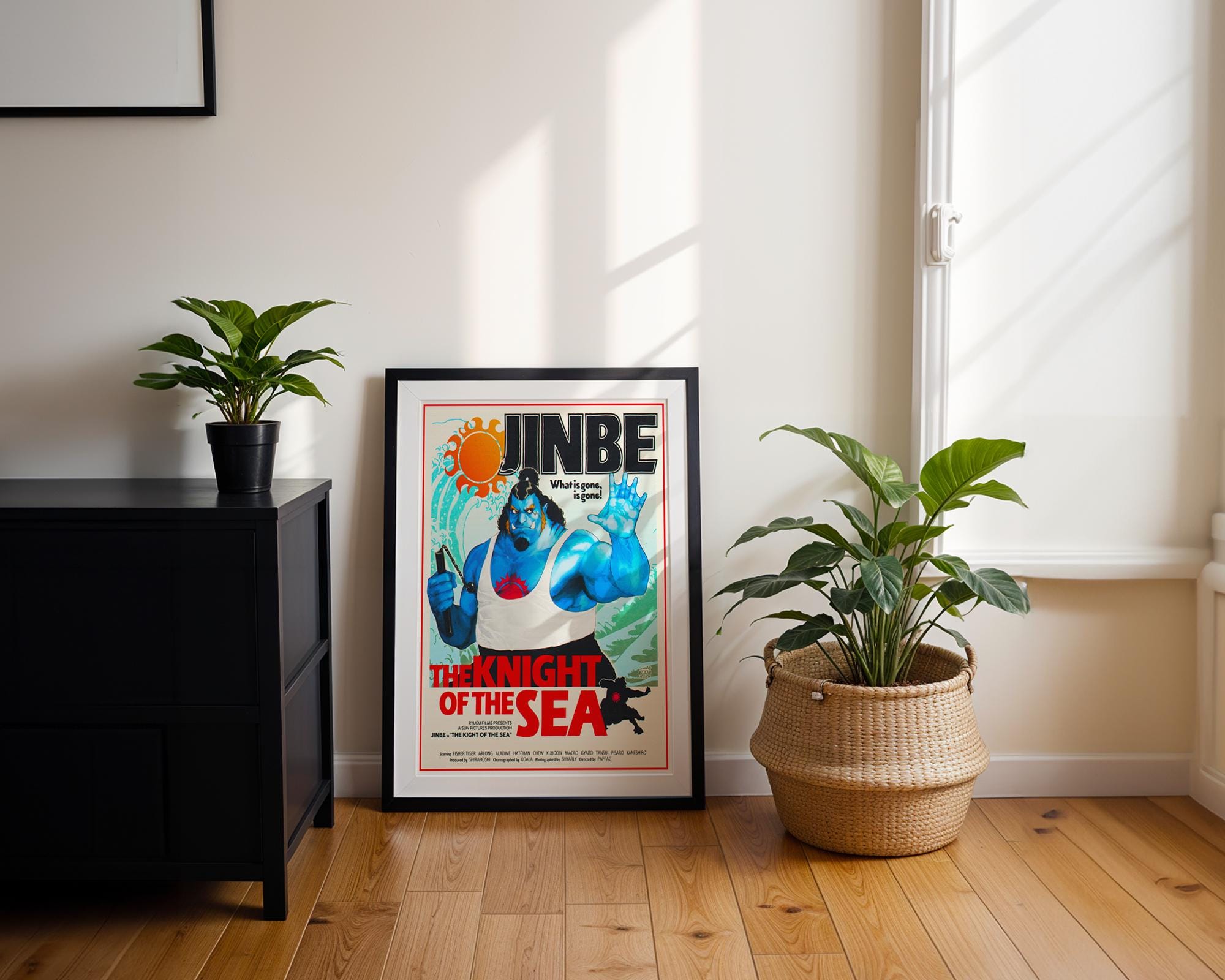 One Piece Poster Jinbe One Piece Anime Poster Jinbe One Piece Poster ...