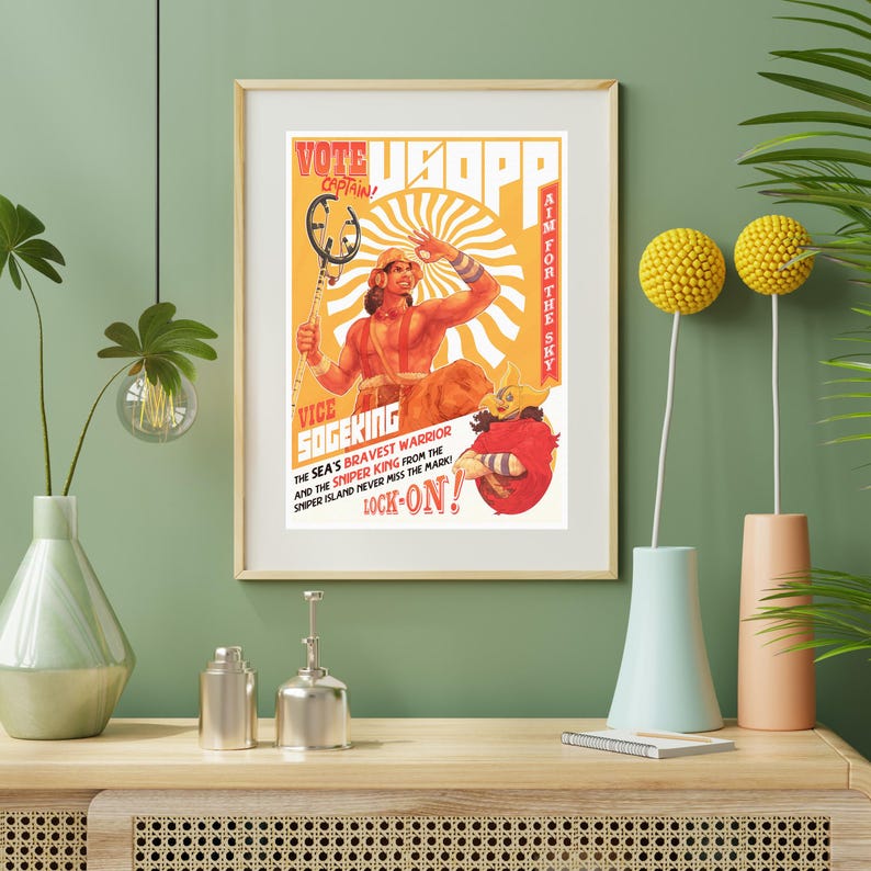 One Piece Poster Usopp One Piece Anime Poster One Piece Usopp Poster ...