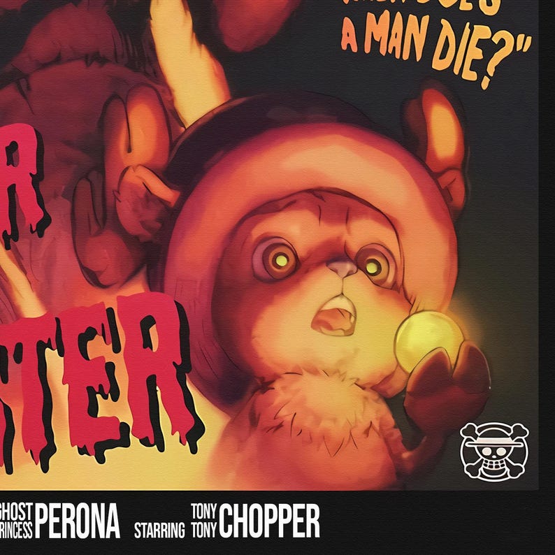 Chopper One Piece Poster Chopper One Piece Anime Poster Tony Tony ...
