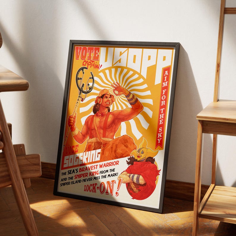 One Piece Poster Usopp One Piece Anime Poster Usopp Sogeking One Piece ...