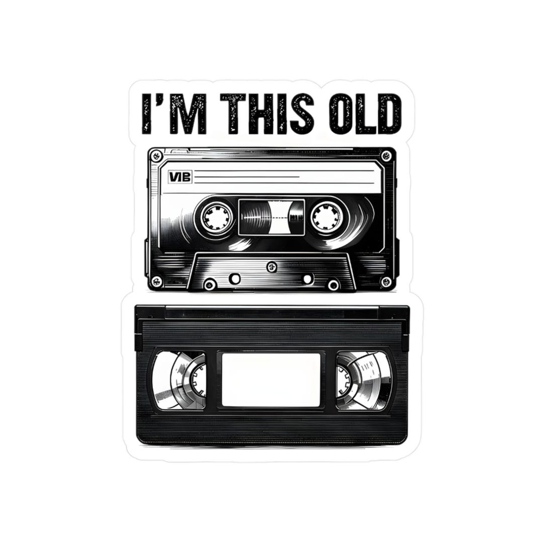 Vinyl Decal Sticker, "i'm This Old" Humor for Boomers, Gen Xers ...
