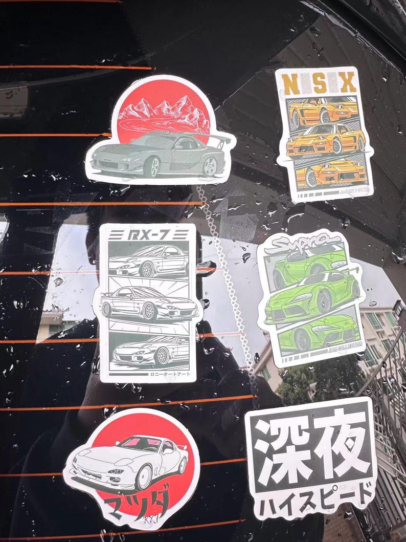 JDM Car Sticker Pack – Drift, Tuning & Racing Decals for Car ...