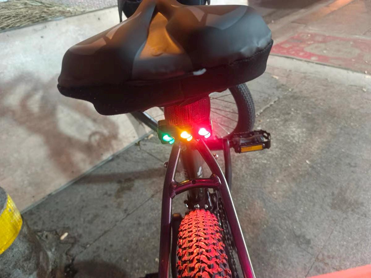 LED Bicycle Rear Light With Turn Signals – Rechargeable Safety ...