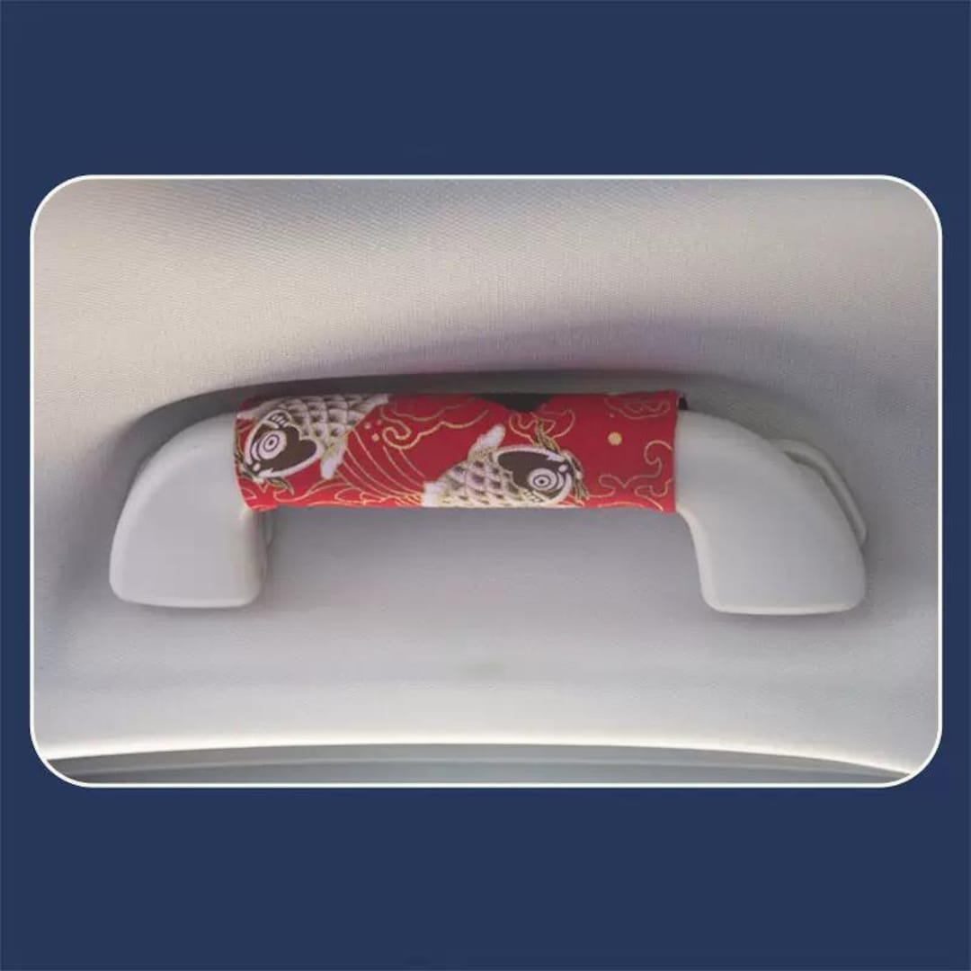 JDM Style Car Grab Handle Cover – Handmade Koi Fish Design | Interior ...