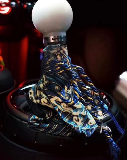 JDM Samurai Wave Shift Boot Cover – Japanese-inspired Gear Shift Cover ...
