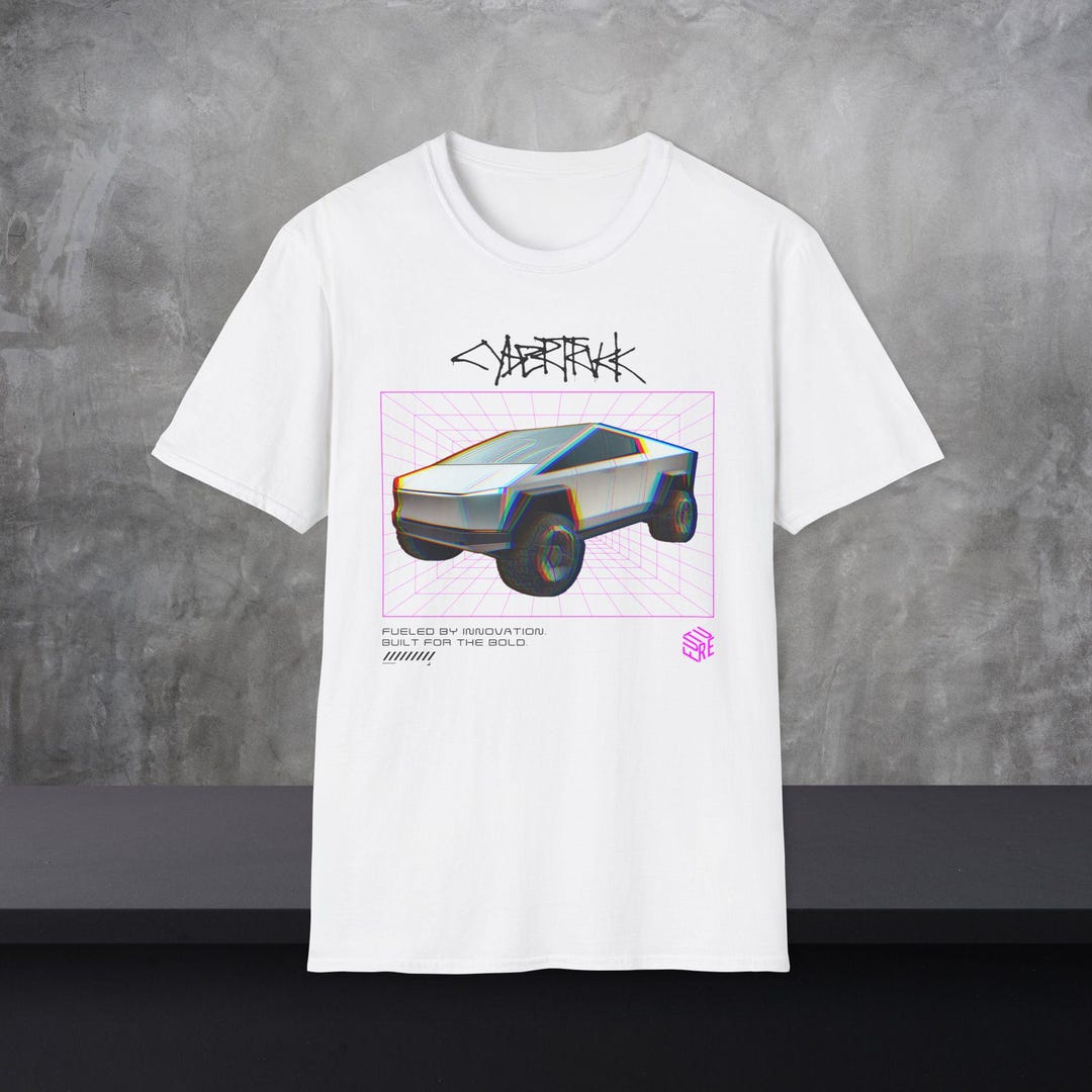 Cybertruck Distorted Ver. unisex, EV Fan Shirt, Cybertruck Enthusiast ...
