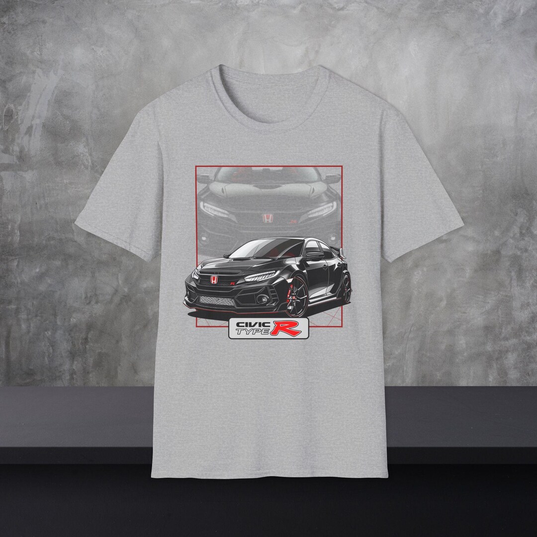 Civic Type R FK8 Shirt unisex, JDM Car Enthusiast Gift, Type R Fan ...