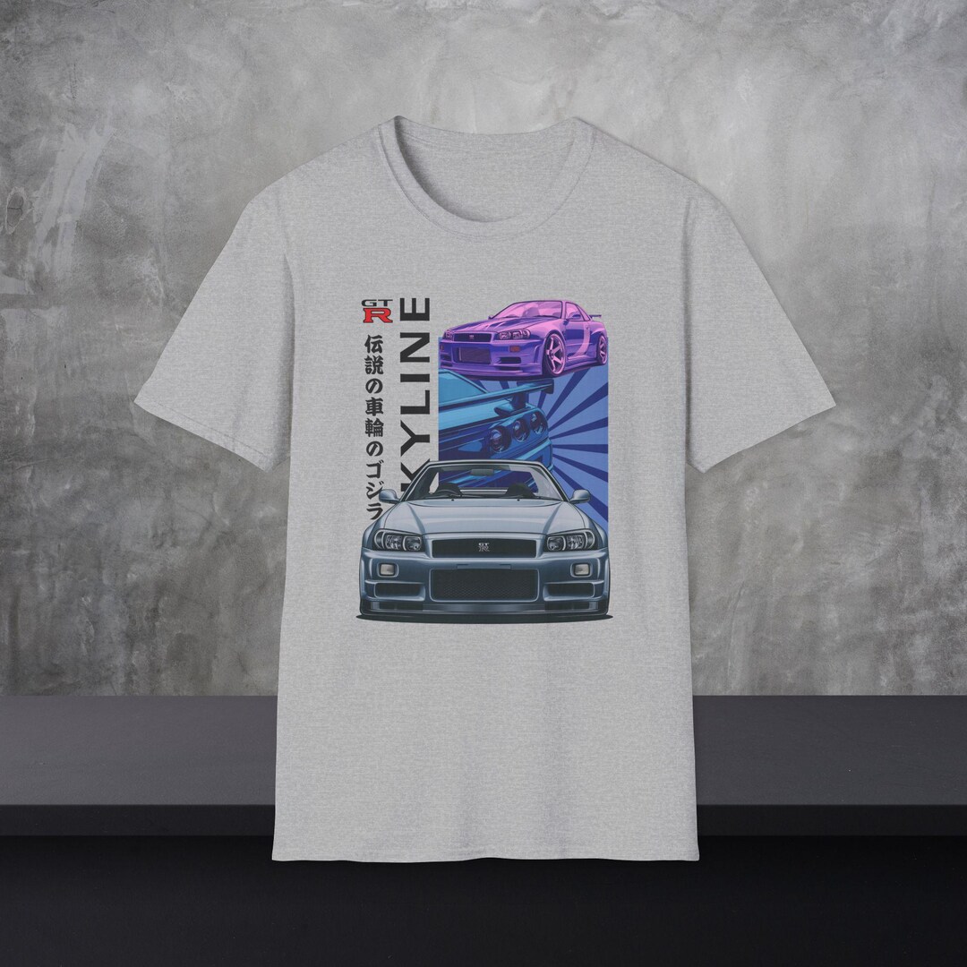 Nissan Skyline GTR Shirt unisex, Car Enthusiast Gift, GTR Fan Shirt ...