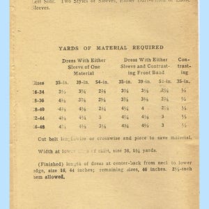 1930s VTG Ladies Home Journal Sewing Pattern 6385 Uncut Misses Flapper ...