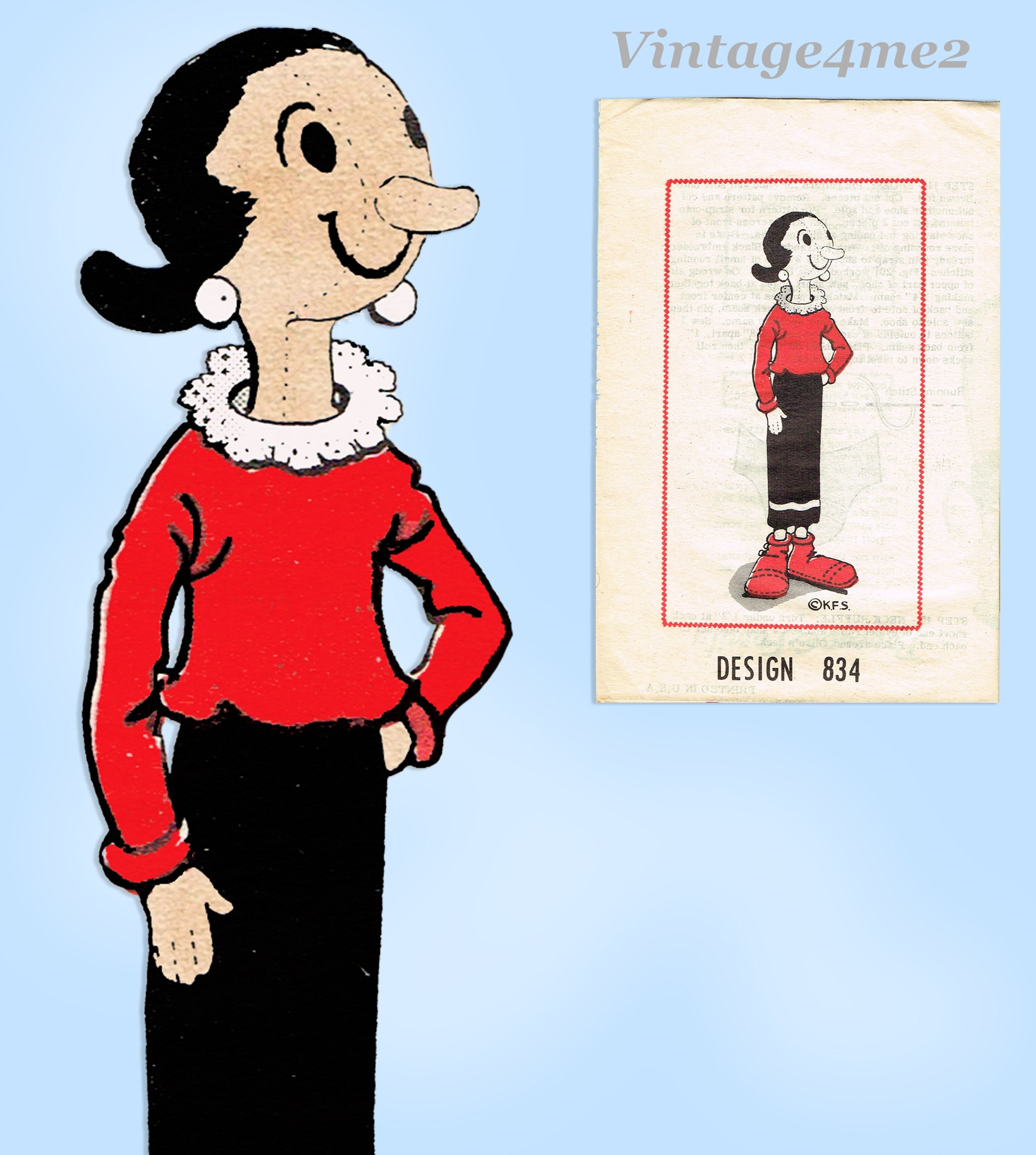 Popeye Characters Olive Oil