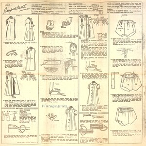 Simplicity 1095: 1940s Cute WWII Toddler Girls Dress Sz 2 Vintage ...