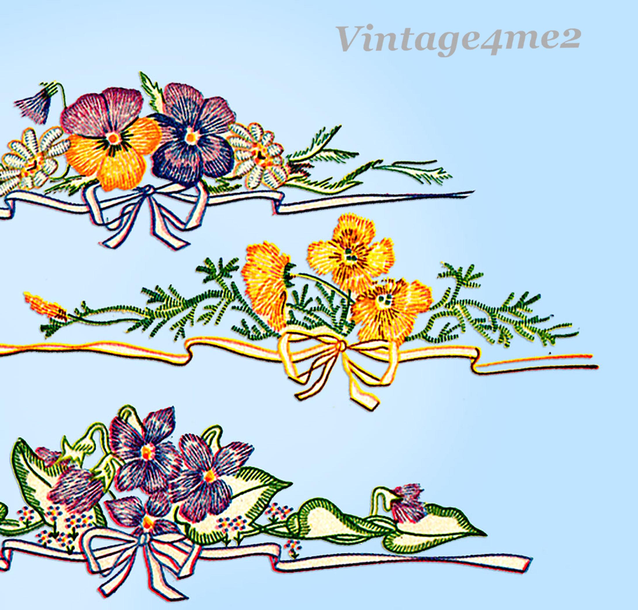 1940s Vintage Simplicity Sewing Pattern 7140 Uncut Floral Pillowcase ...