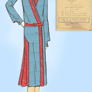 1930s VTG Ladies Home Journal Sewing Pattern 6385 Uncut Misses Flapper ...