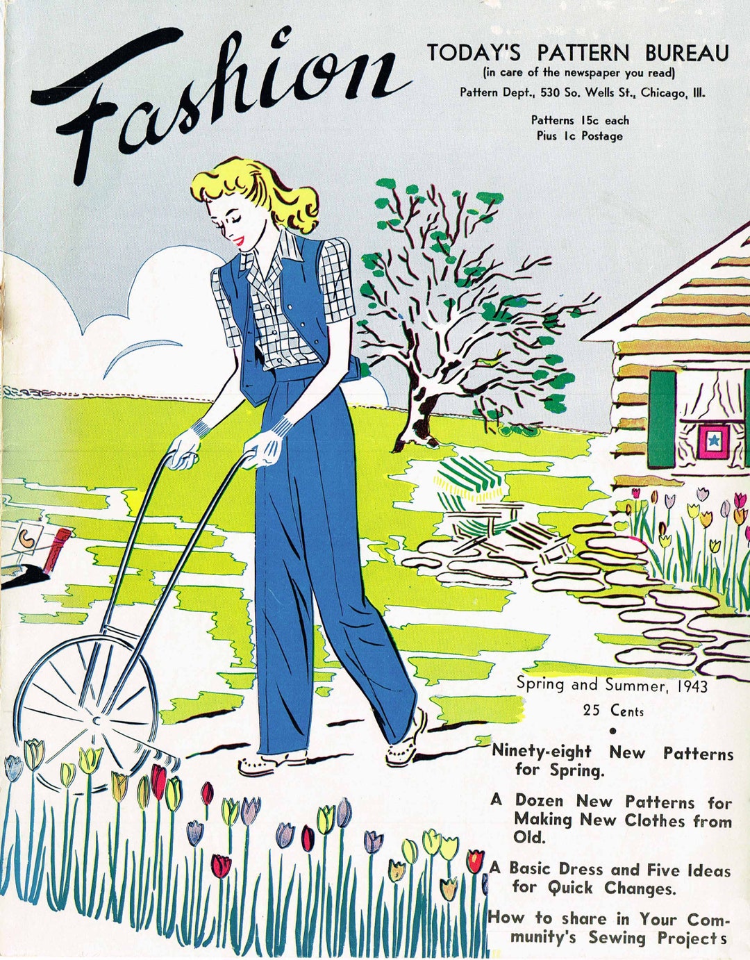 1940s Pattern Bureau Spring 1943 Mail Order Sewing Pattern Catalog 52pg ...