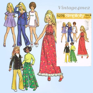 1960s VTG Simplicity Sewing Pattern 5276 Uncut 17.5in Teen Fashion Doll ...