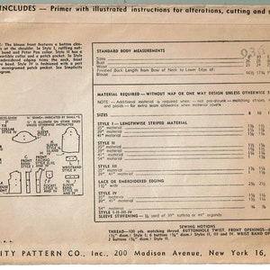 Simplicity 1183: 1940s Uncut WWII Girls Blouse Size 8 Vintage Sewing ...