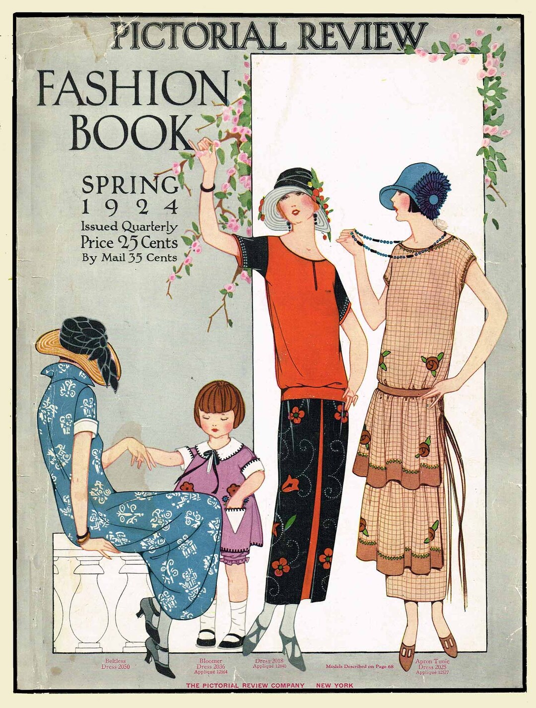 1920s Pictorial Review Spring 1924 Quarterly Sewing Pattern Catalog 80 ...