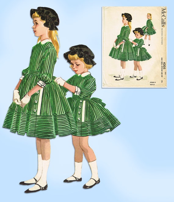 Sewing & Fiber Sewing Vintage 1950s Simplicity 3248 Girls Sun Dress And Bolero Sewing Pattern ...