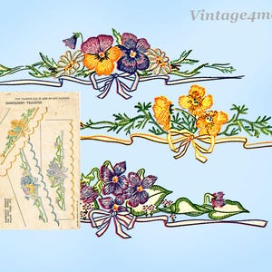 1940s Vintage Simplicity Sewing Pattern 7140 Uncut Floral Pillowcase ...