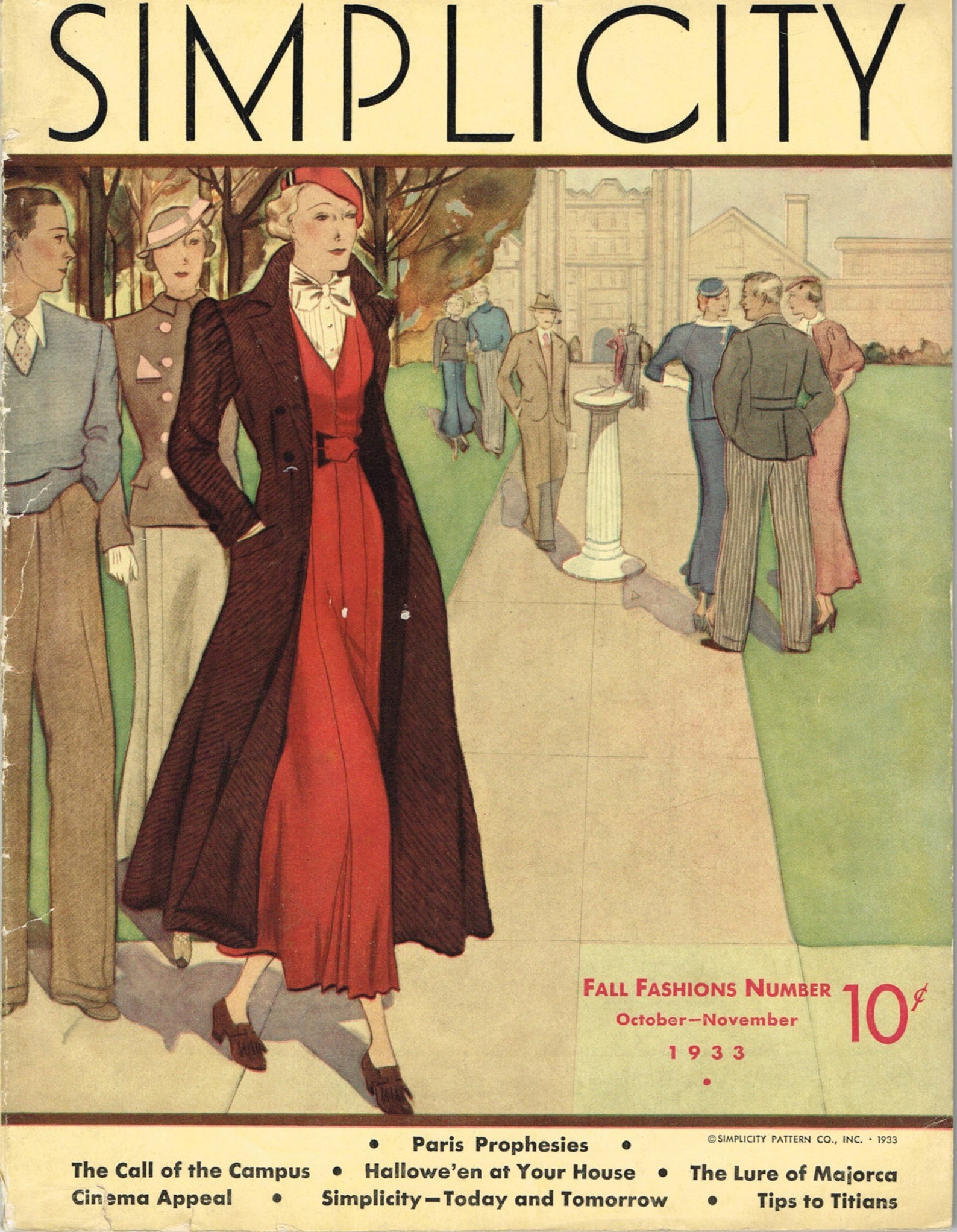 Instant Digital Download Simplicity Fall 1933 Pattern Book Ebook ...
