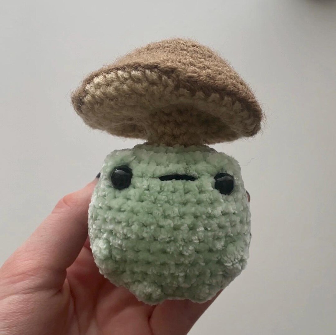 Crochet Mushroom Frog POP Plushie - Etsy