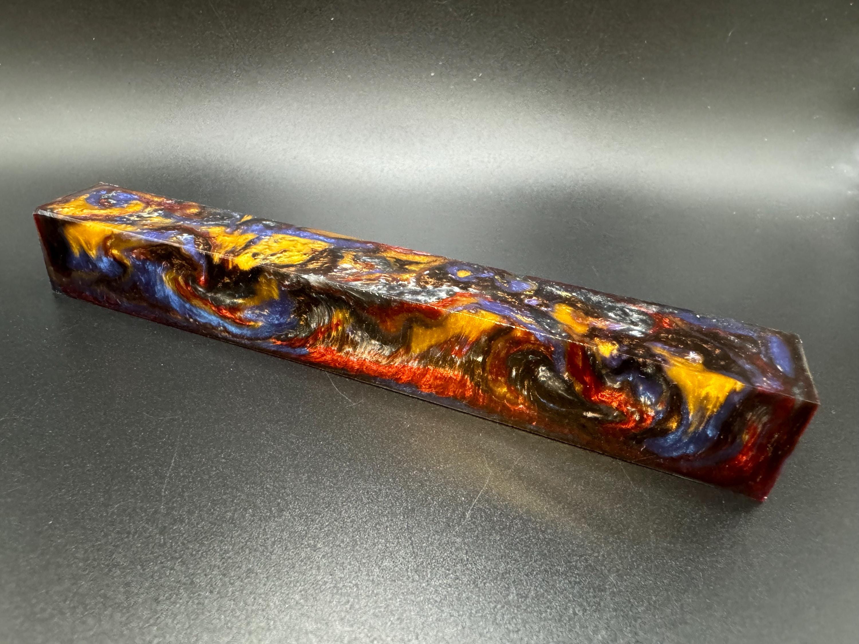 Pen Turning Blank, Alumilite Resin, Sophisticate - Etsy