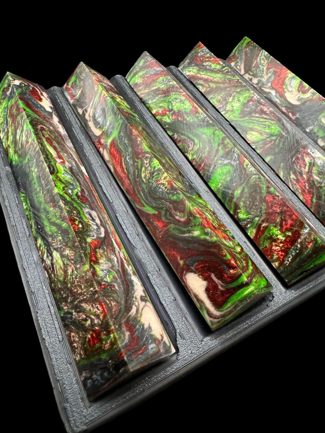 Pen Turning Blank, Alumilite Resin, Zombie - Etsy