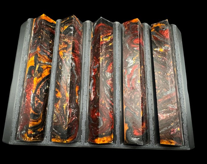 Pen Turning Blank, Alumilite Resin, Crucible - Etsy