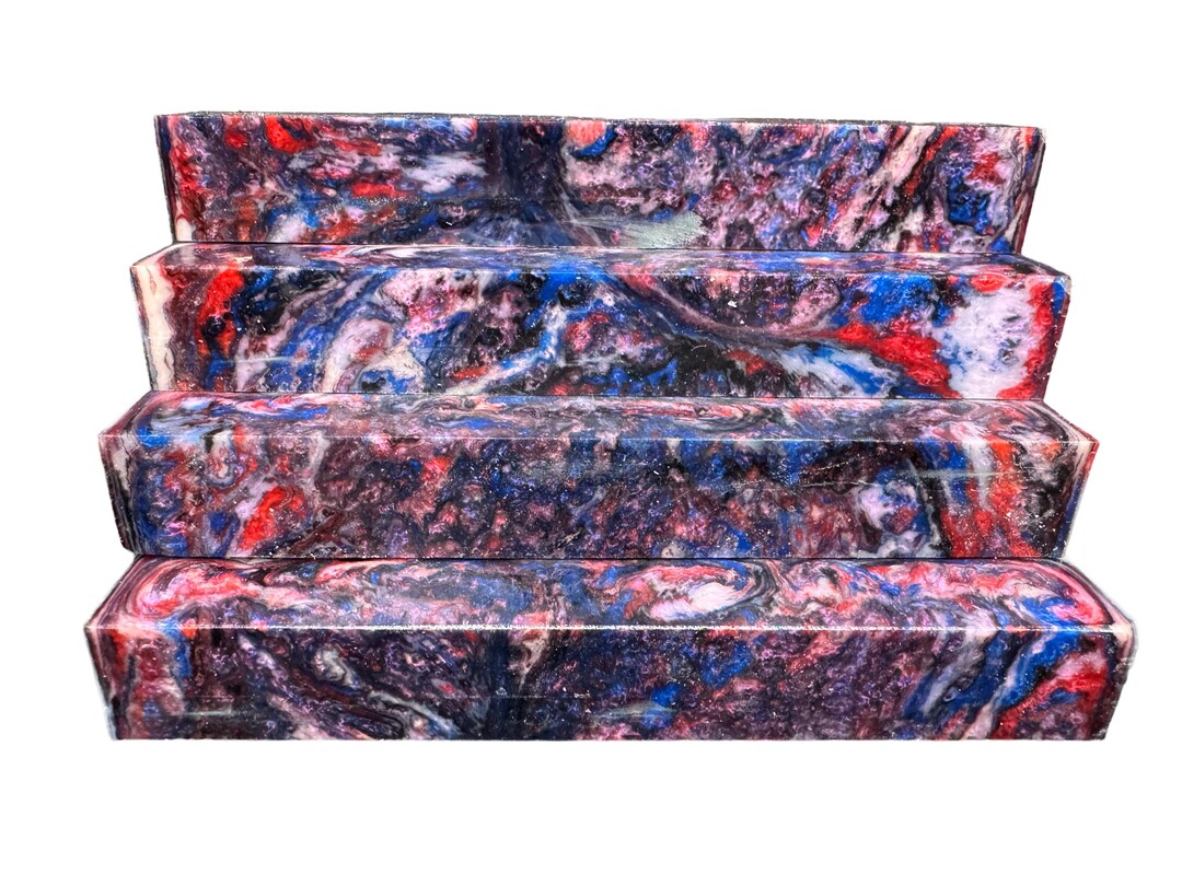 Pen Turning Blank, Alumilite Resin, Frozen Berries - Etsy