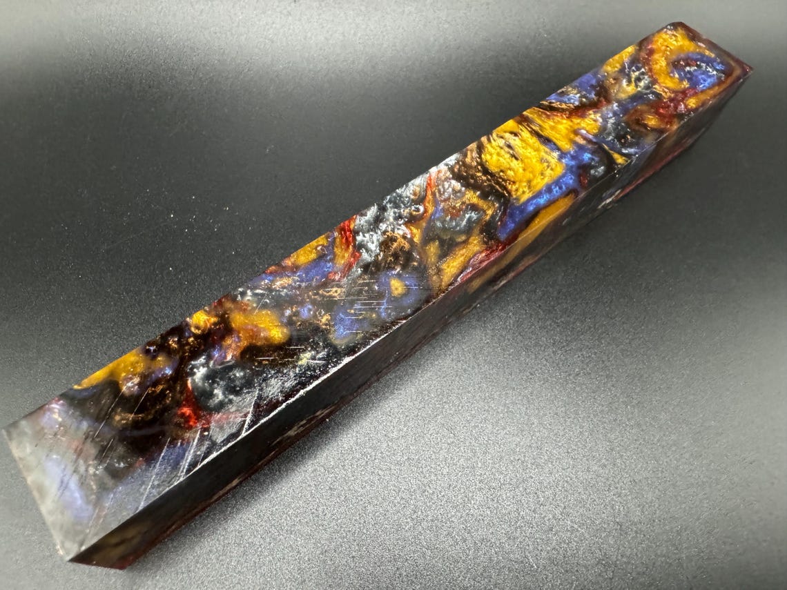 Pen Turning Blank, Alumilite Resin, Sophisticate - Etsy
