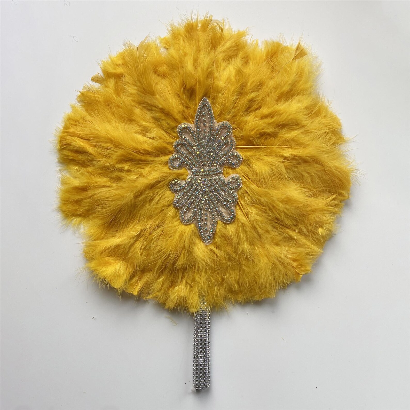 African Feather Fan, Brides Hand Fan, Traditional Wedding Brides Hand ...
