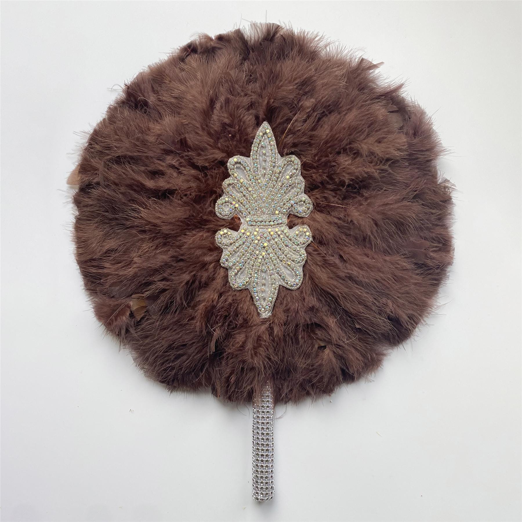African Feather Fan, Brides Hand Fan, Traditional Wedding Brides Hand ...