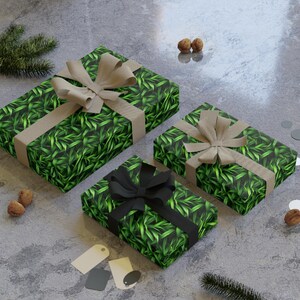 Green Grass Wrapping Paper, Grass Gift Wrap, Fresh Green Grass Pattern ...
