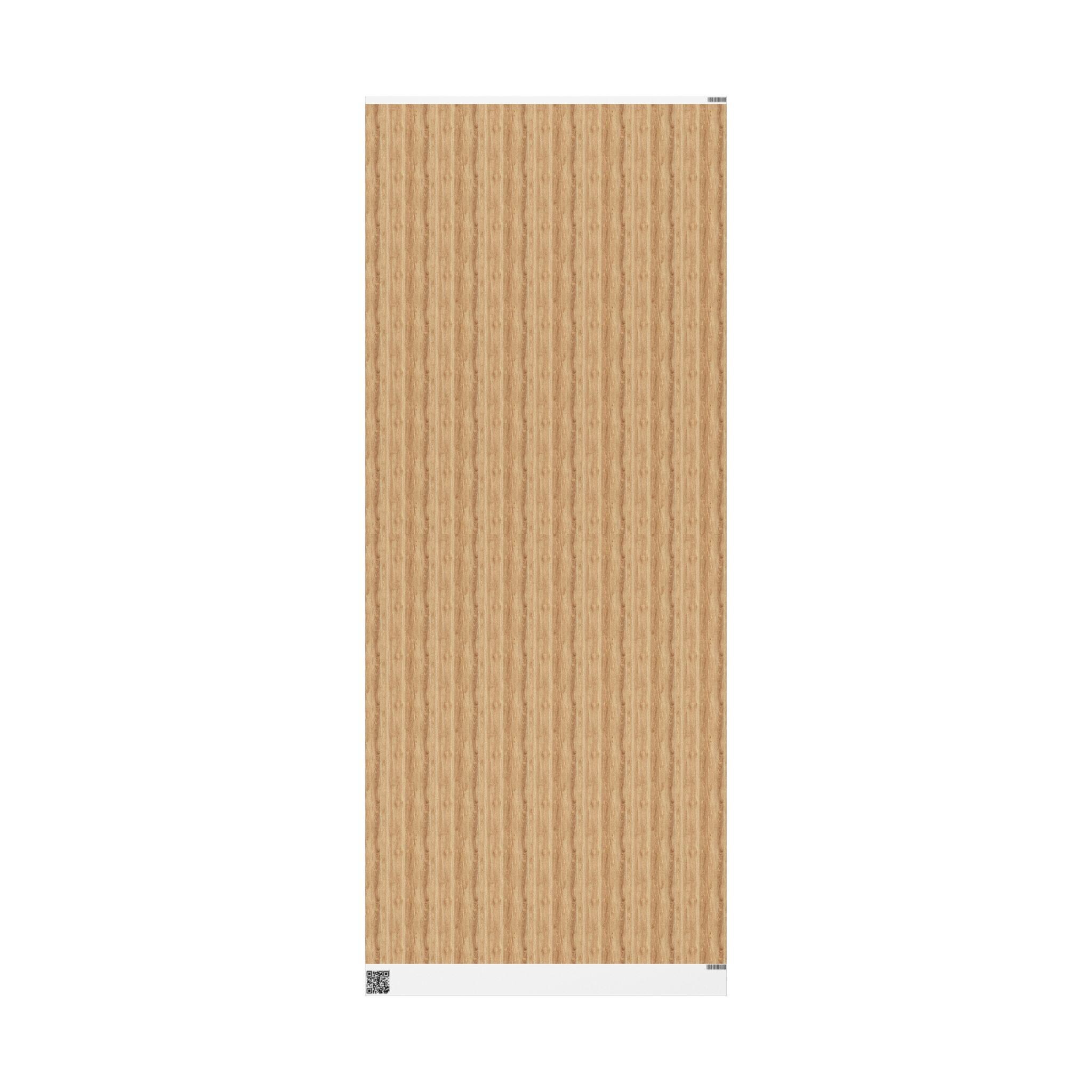 Oak Wrapping Paper, Oak Wood Look Gift Wrap, Oak Wood Pattern, Wood ...