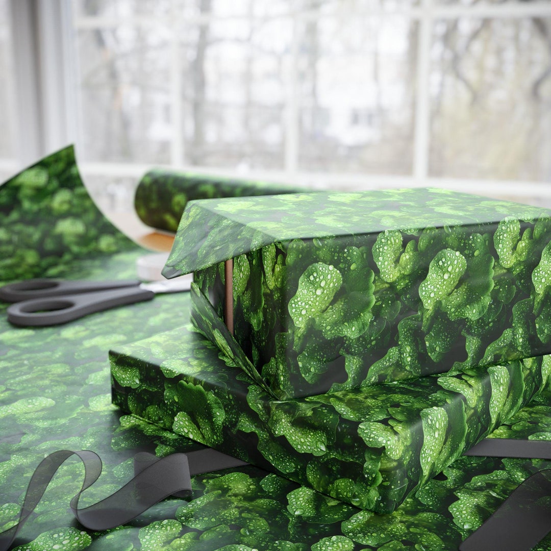 Lettuce Wrapping Paper, Lettuce Leaves Gift Wrap, Fresh Salad Lettuce ...