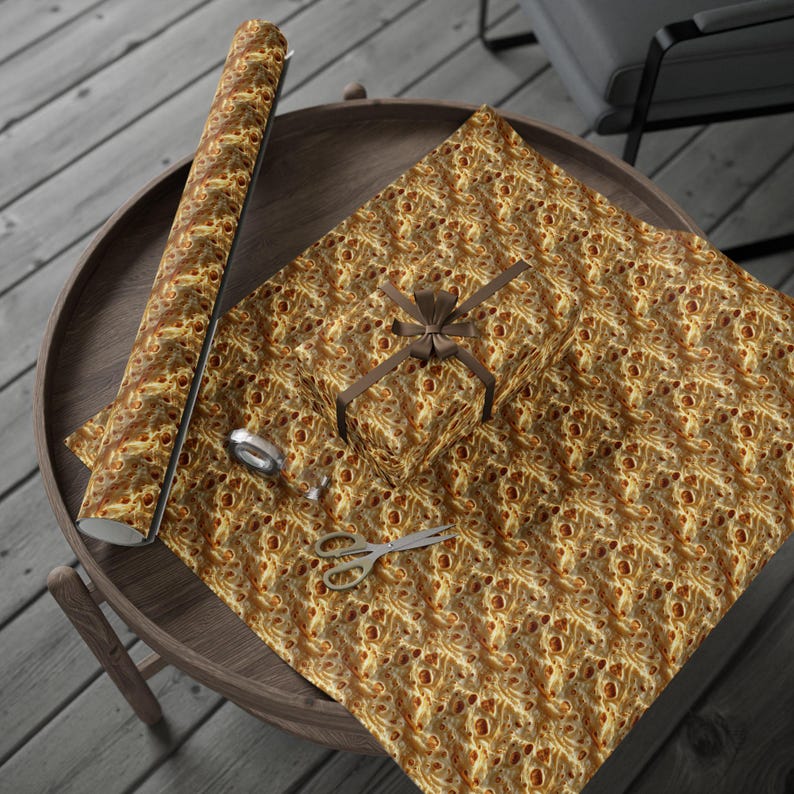 Roti Wrapping Paper, Roti Bread Gift Wrap, Roti Pattern, Custom Gift ...