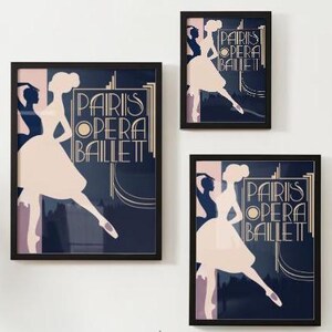 Paris Opera Ballet Digital Print | Wall Art | Ballet Theater Poster ...