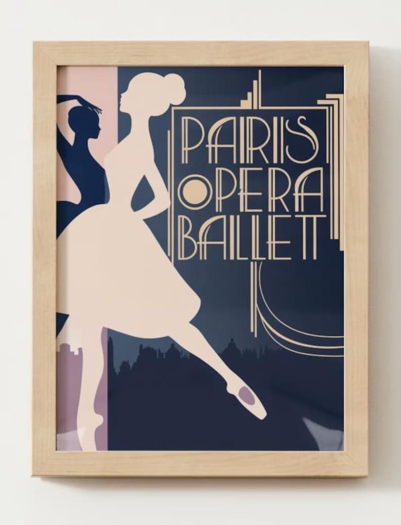 Paris Opera Ballet Digital Print | Wall Art | Ballet Theater Poster ...