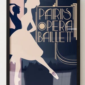 Paris Opera Ballet Digital Print | Wall Art | Ballet Theater Poster ...