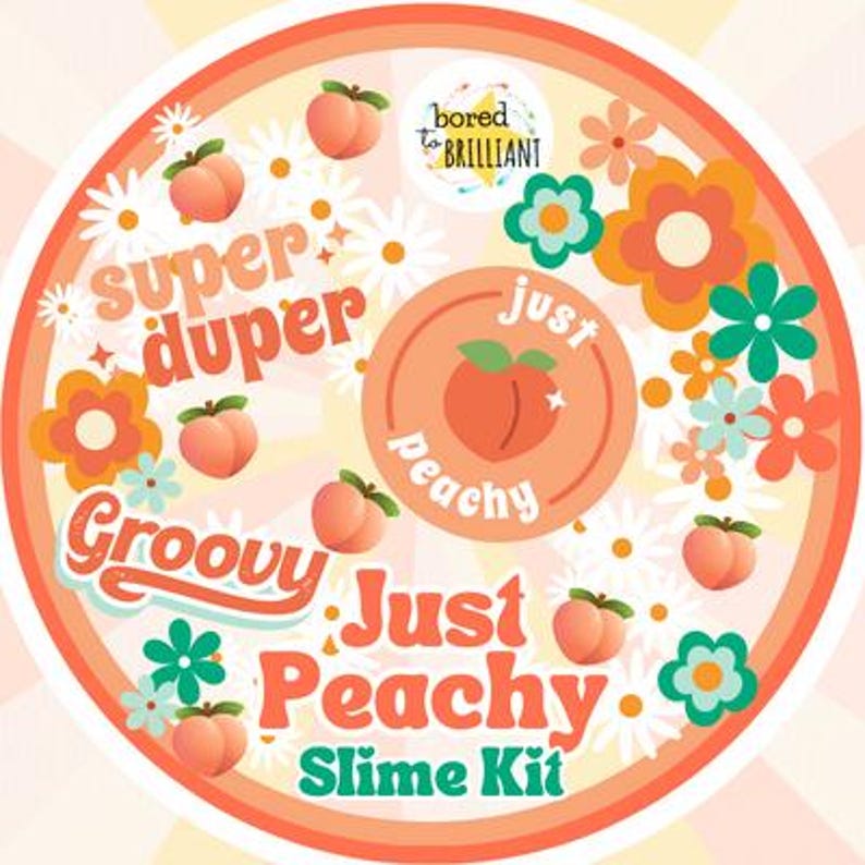 Just Peachy Slime Kit - Etsy