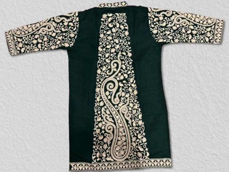 Elegant Handcrafted Kashmiri Coat Timeless Artistry From the Kashmir ...